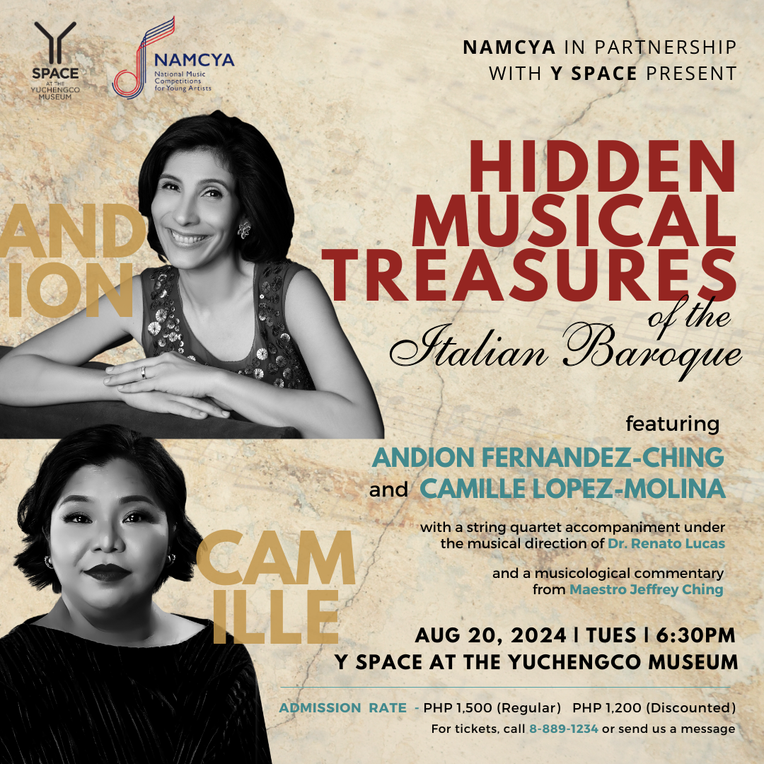 Hidden Musical Treasures of the Italian Baroque — Yuchengco Museum