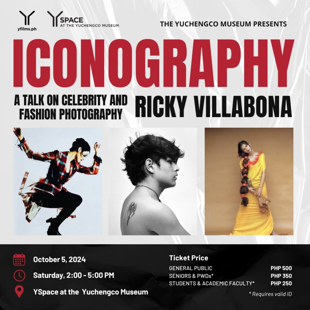 ICONOGRAPHY: A Talk on Celebrity and Fashion Photography — Yuchengco Museum
