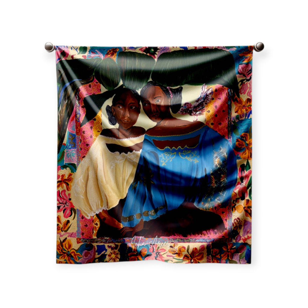 Mari at Tes Silk Scarf — Yuchengco Museum